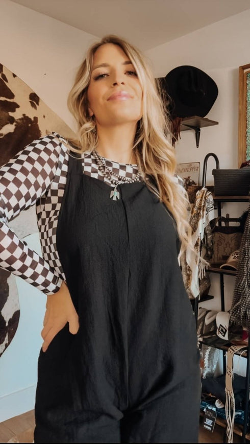 Checkmate Sheer Top - The Bevel Label