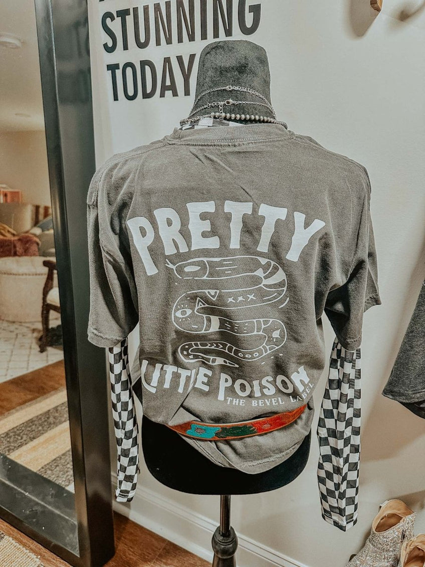 Pretty Little Poison Tee | Country Concert Top – The Bevel Label